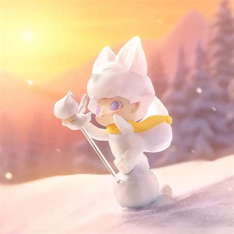 Official Genuine Popmart Dimoo Snow Letter Christmas Cute Fun Official