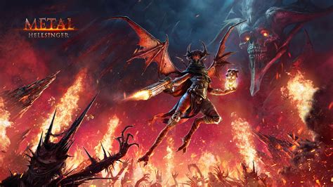 Artstation Metal Hellsinger Keyart