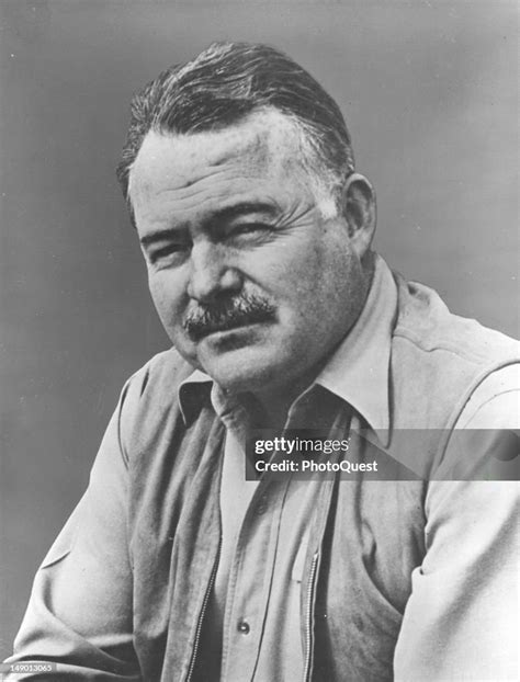 Portrait Of American Author Ernest Hemingway 1949 News Photo Getty