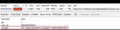 14 Query String Area Of Packet Produced By Viewing A Photo From A