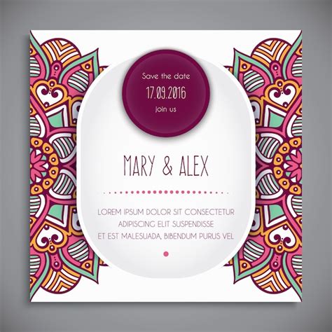 Ethnic Wedding Invitation Images Free Download On Freepik