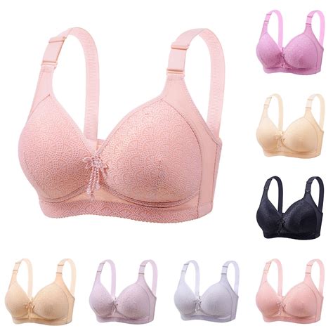 Ahuyic Summer Womens Brasplus Size Bras For Womenwomans Embroidery