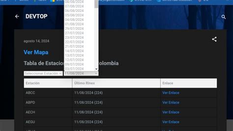 Python Webscraping Sig Igac Coors Rinex Geospatial
