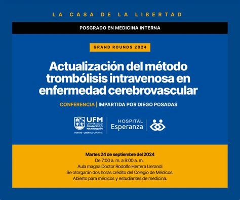 Actualización Del Método Trombólisis Intravenoso En Enfermedad Cerebrovascular Hospital Esperanza
