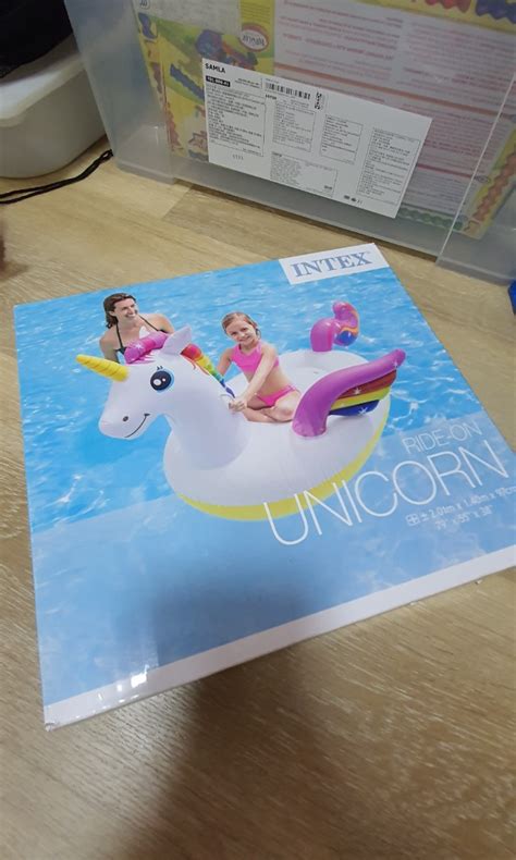 Intex Unicorn Inflatable Pool Everything Else On Carousell