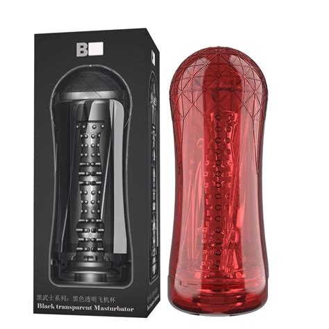 Manual TPE Male Masturbators Male Stroker With D Texture Penis Ejaculation Masturbation Sleeve