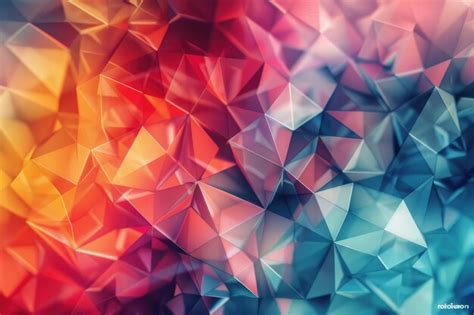 Energetic Polygonal Layout Ai Generated Premium Ai Generated Image