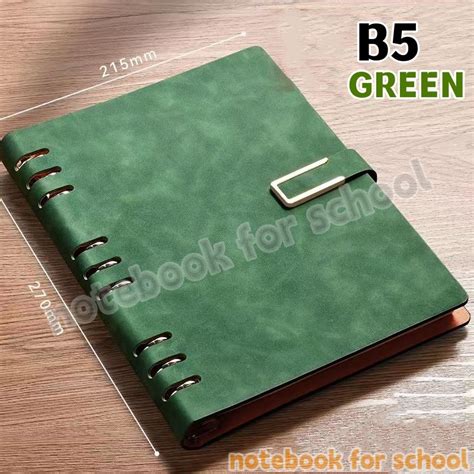 Nfs A5b5 Loose Leaf Notebook Removable Notepad With Side Buckle