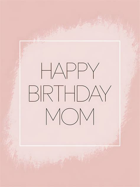 Free Download Happy Birthday Mom Pink