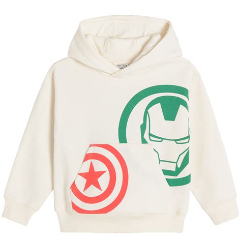 Mikina S Kapucí Marvel Béžová Bambule Království Hraček