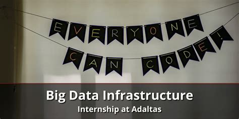 Big Data Infrastructure Internship Adaltas