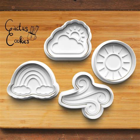 3d File Weather Cookie Cutter Set 0503 🍪・3d Printing Model To Download