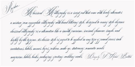 Classical Calligraphy Font Webfont And Desktop Myfonts