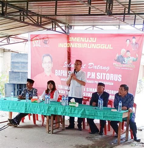 Dr Sihar Ph Sitorus Lakukan Giat Temu Ramah Dengan Warga Kecamatan Garoga Humbang News