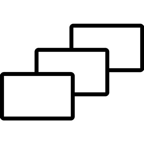 Three Rectangular Elements For Interface Vector Svg Icon Svg Repo