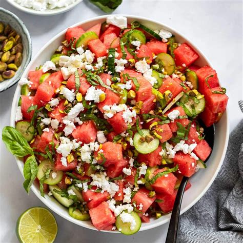 Watermelon Feta Salad Refreshing And Delicious