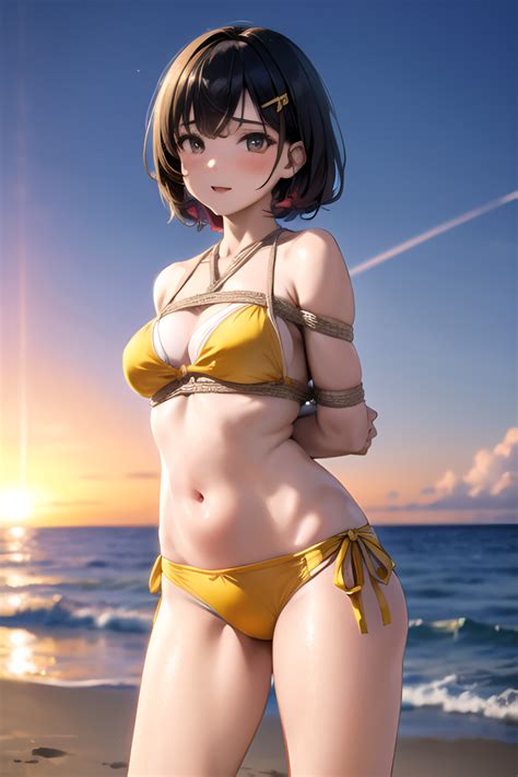 Bondage In Yellow Bikini By Socialnorm On Deviantart