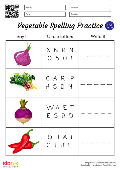Vegetable Worksheets For Kindergarten Cut Out Graph Vegetables