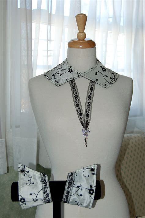 Pdf Pattern Collar And Detachable Cuffs Cest By Poshgirlfriday