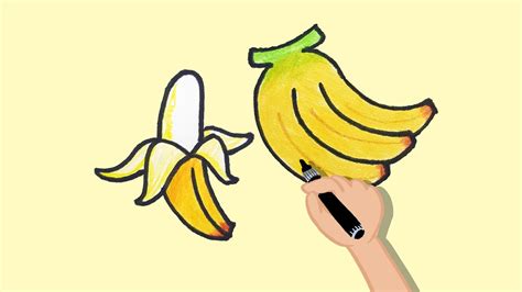 바나나 쉽고 예쁘게 그리기 랄라제이의 바나나 손그림 강좌 Youtube
