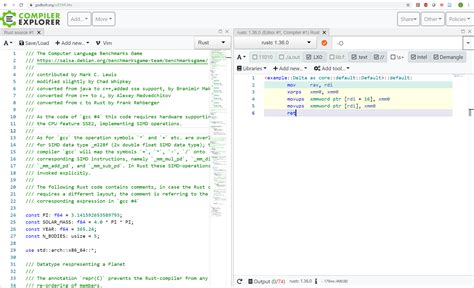 Bug Intel Asm For Rust Code Not Generated Properly · Issue 1592 · Compiler Explorercompiler