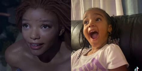 Young Black Girls See Black Ariel In Little Mermaid Trailer Video