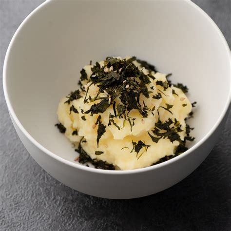 Zero Waste Tea Recipe Crispy Sencha Leaf Chips On Mashed Potatoes