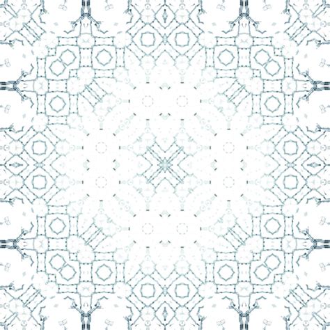 Seamless Square Symmetrical Pattern Art Texture Mandala Premium Photo