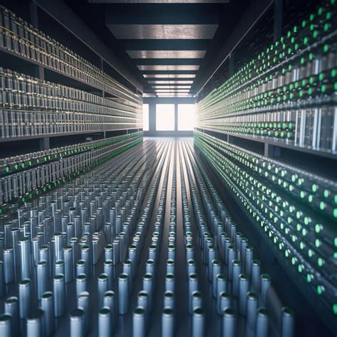 Premium Ai Image Ai Generated Illustration Battery Renewable Energy