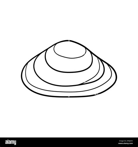 Clamshell Shape Stock Vector Images Alamy