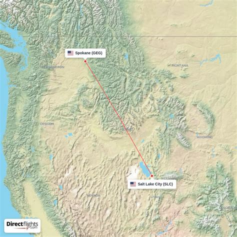 Direct Flights From Spokane To Salt Lake City Geg Slc
