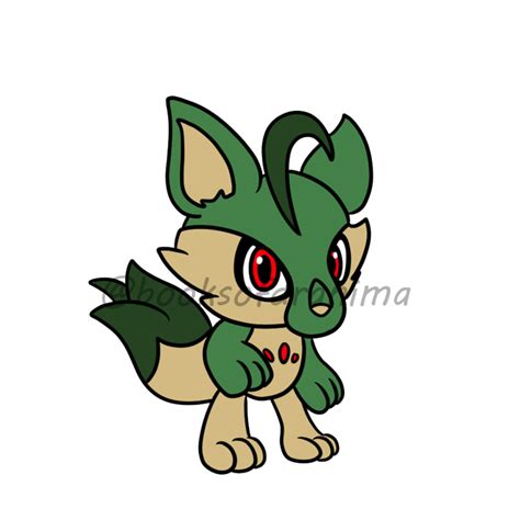 Grass Wolf Fakemon Hellworths Ko Fi Shop