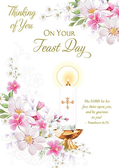 Feast Day Greeting Card Greetings Of Faith
