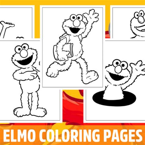 Elmo Abc Coloring Pages