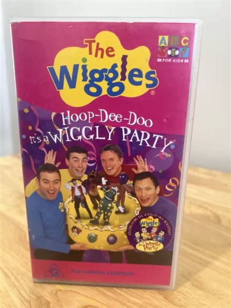The Wiggles Hoop Dee Doo Its A Wiggly Party Vhs Abc Video 2001