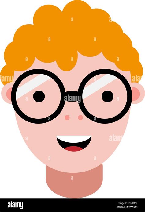 Curly Haired Male Stock Vector Images Alamy