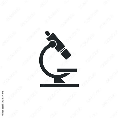 Microscope Icon Template Color Editable Microscope Symbol Vector Sign