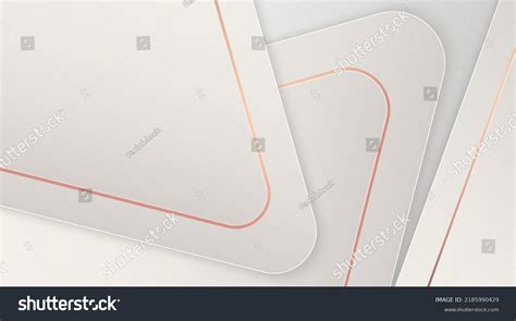 Elegant Abstract Background White Geometric Shape Stock Vector Royalty