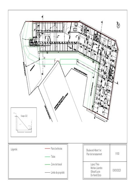 Plan De Terrassement Et Talus 3h2v Pdf