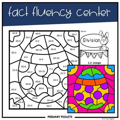 Easter Division Color By Number Code Made By Teachers Worksheets