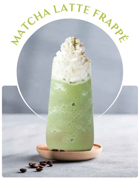 Matcha Latte Frappe Recipe Creamy Green Tea Slush Inoviva Recipes
