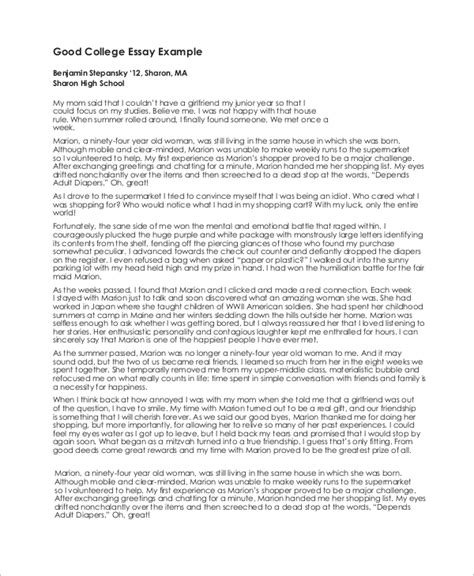 Free 11 College Essay Samples In Ms Word Pdf