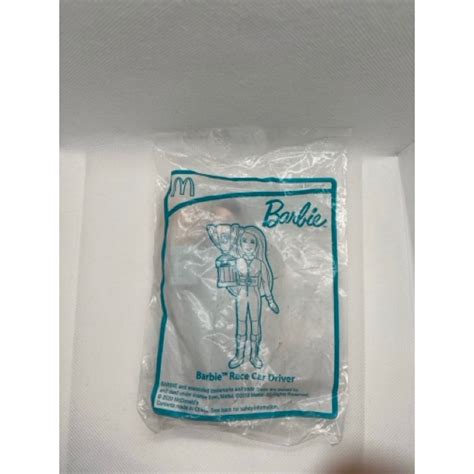 2020 Mcdo Happy Meal Barbie Racecar Driver Sealed Shopee Philippines
