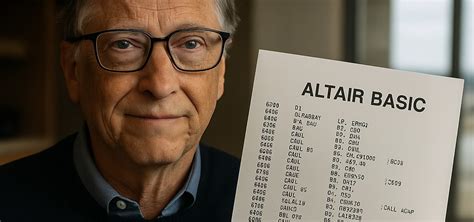 O Código Que Mudou O Mundo Como Bill Gates E O Altair Basic Deram Origem à Microsoft E à