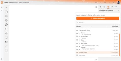 How To Map Datasets In Processmind Data Mapping