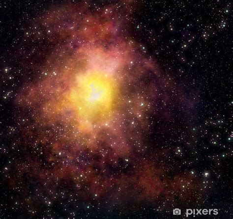 Wall Mural Nebula Gas Cloud In Deep Outer Space Pixersuk