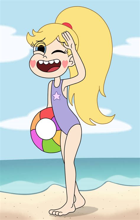 Star Butterfly Wears A Cute Swimsuit By Deaf Machbot On Deviantart
