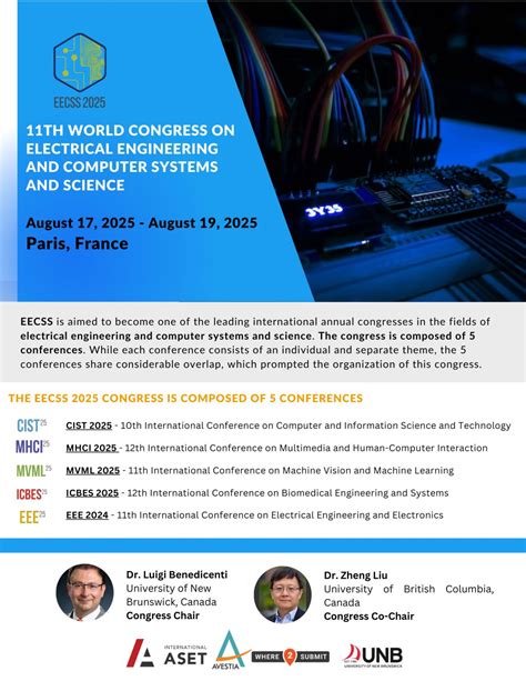 Eecss2025 Electricalengineering Computerscience Innovationinengineering Cist2025 Mhci2025