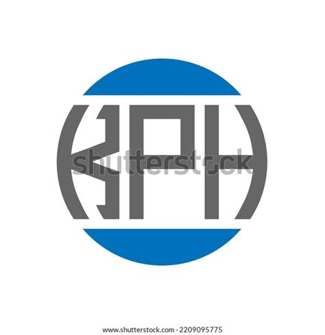Kph Letter Logo Design On White Stock Vector Royalty Free 2209095775