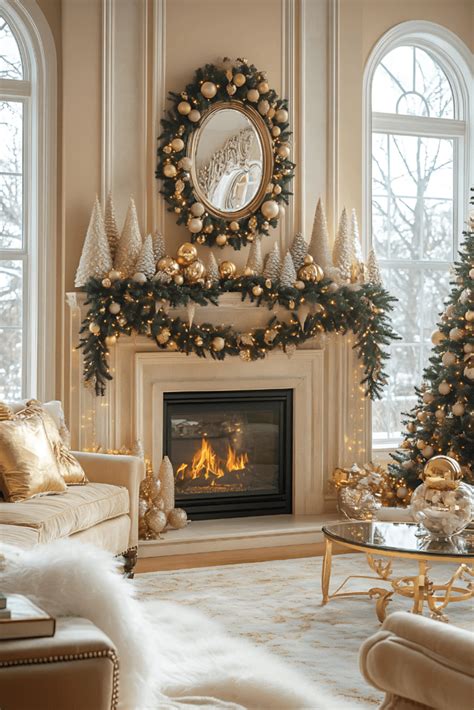 Elegant Mantel Christmas Decorations For A Festive Home